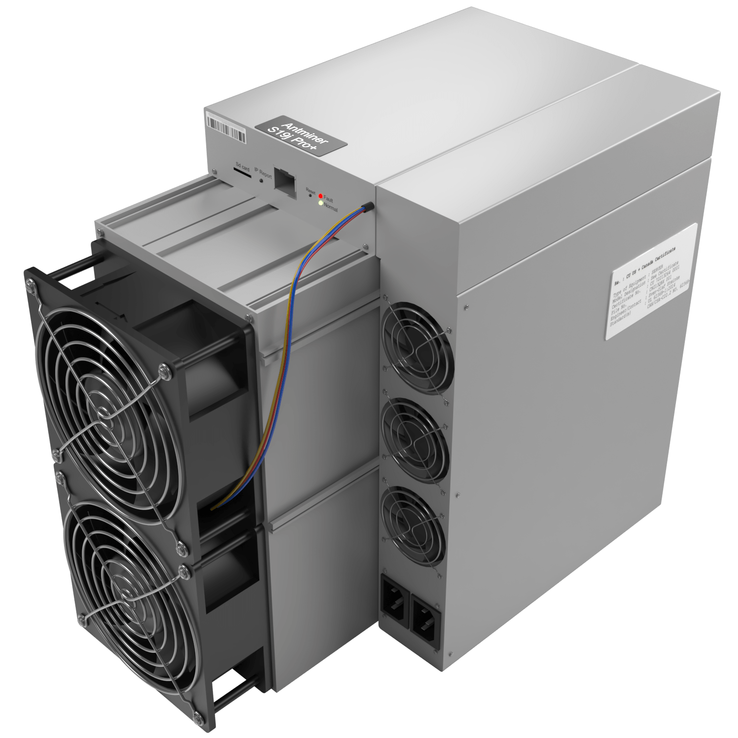 Bitmain Antminer S19j Pro+ (120Th/s) Realtime Profit, Specs & Cost ...